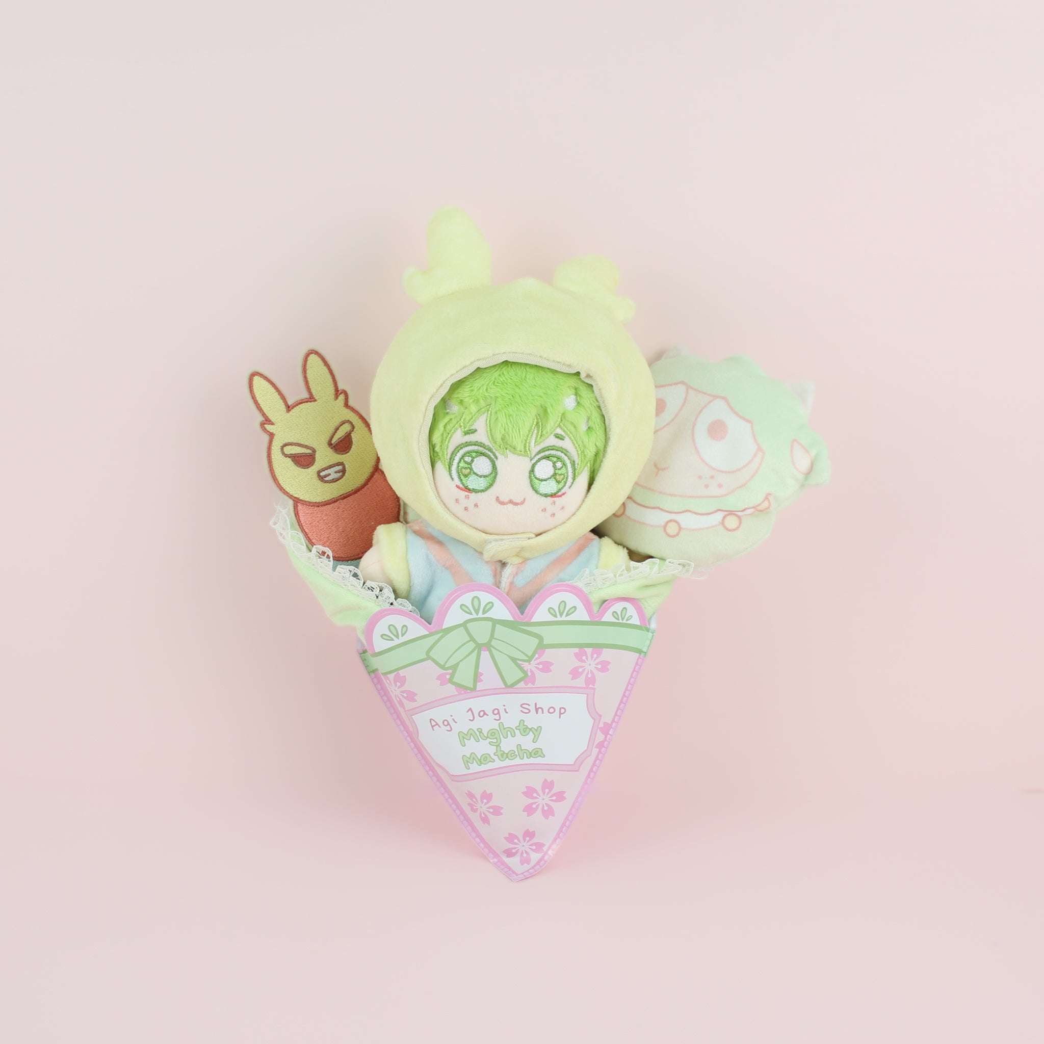 Mighty Matcha Crepe Plush Doll – Agi Jagi Shop