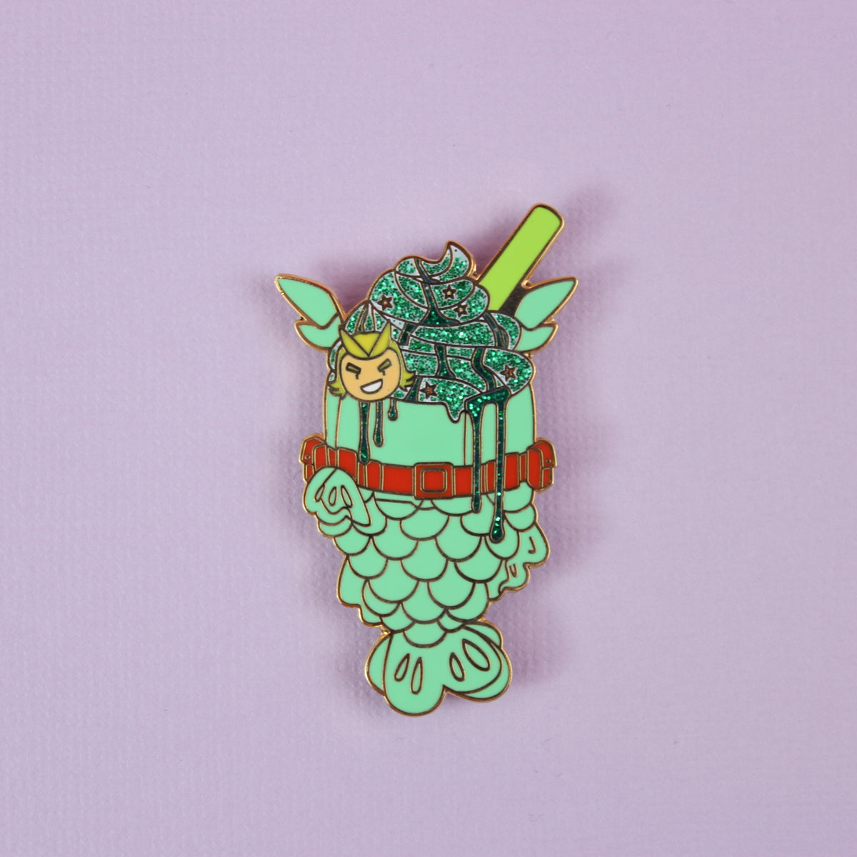 Green Tea Taiyaki Enamel Pin – Agi Jagi Shop