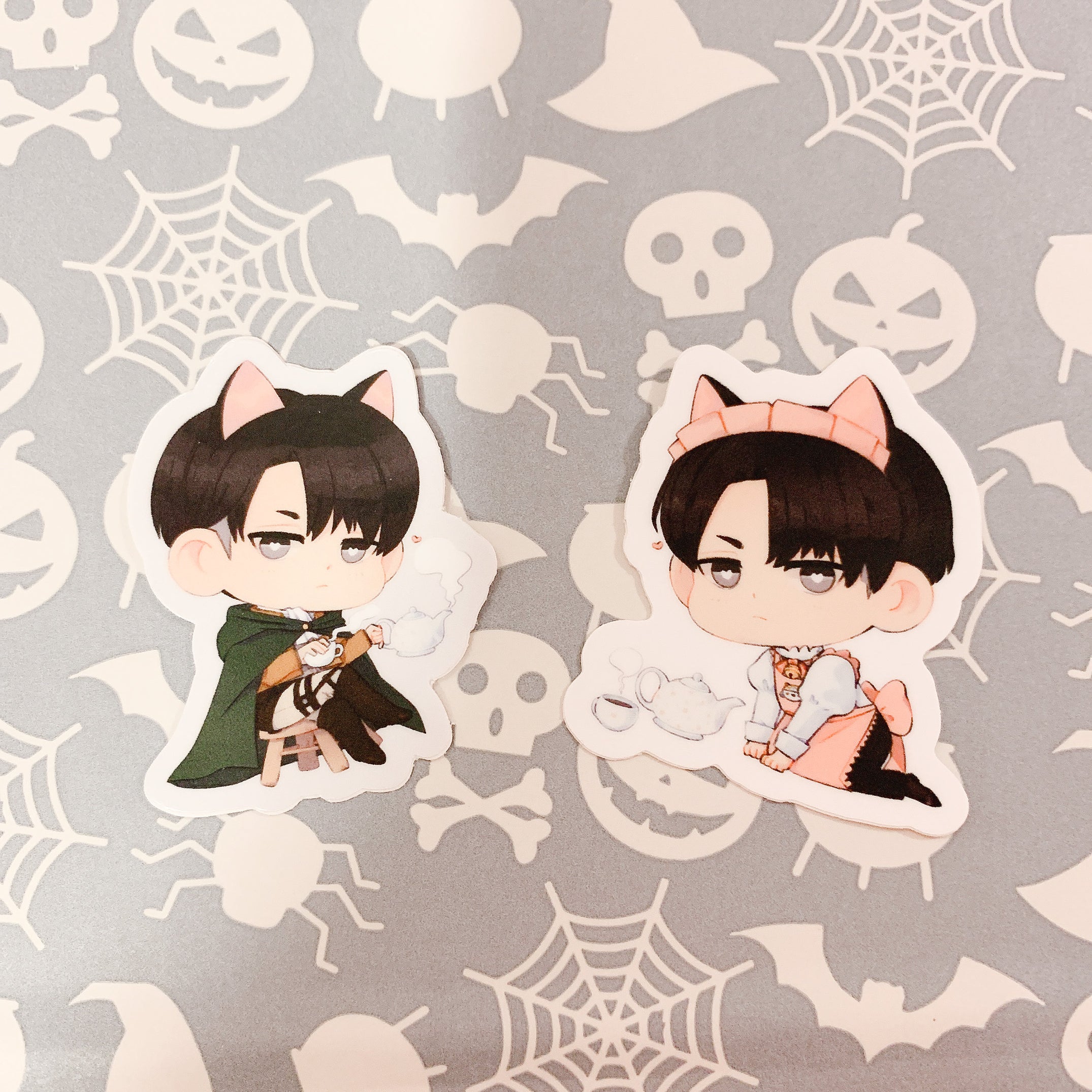 Kawaii Captain Kit-tea Stickers – Agi Jagi Shop