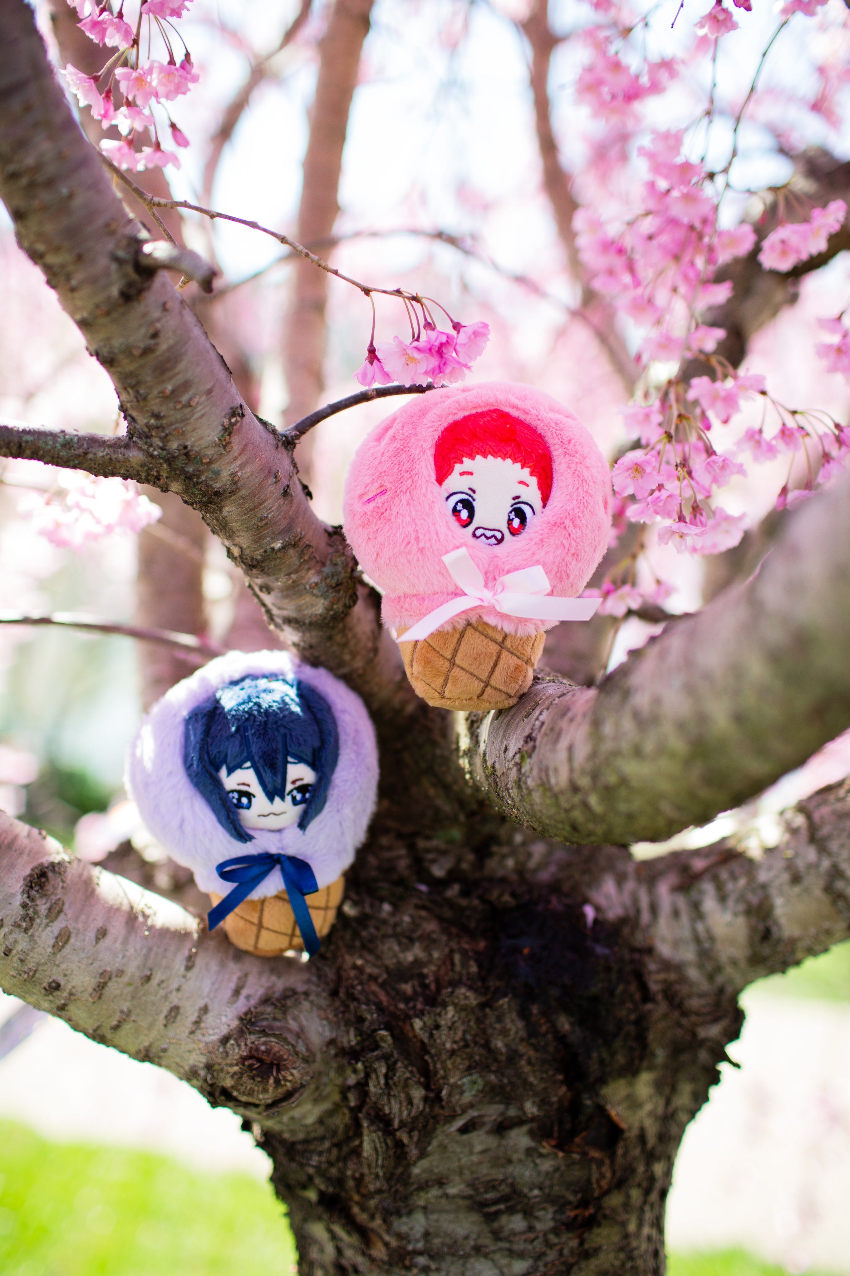Red Raspberry Ice Cream Plushie Keychain – Agi Jagi Shop