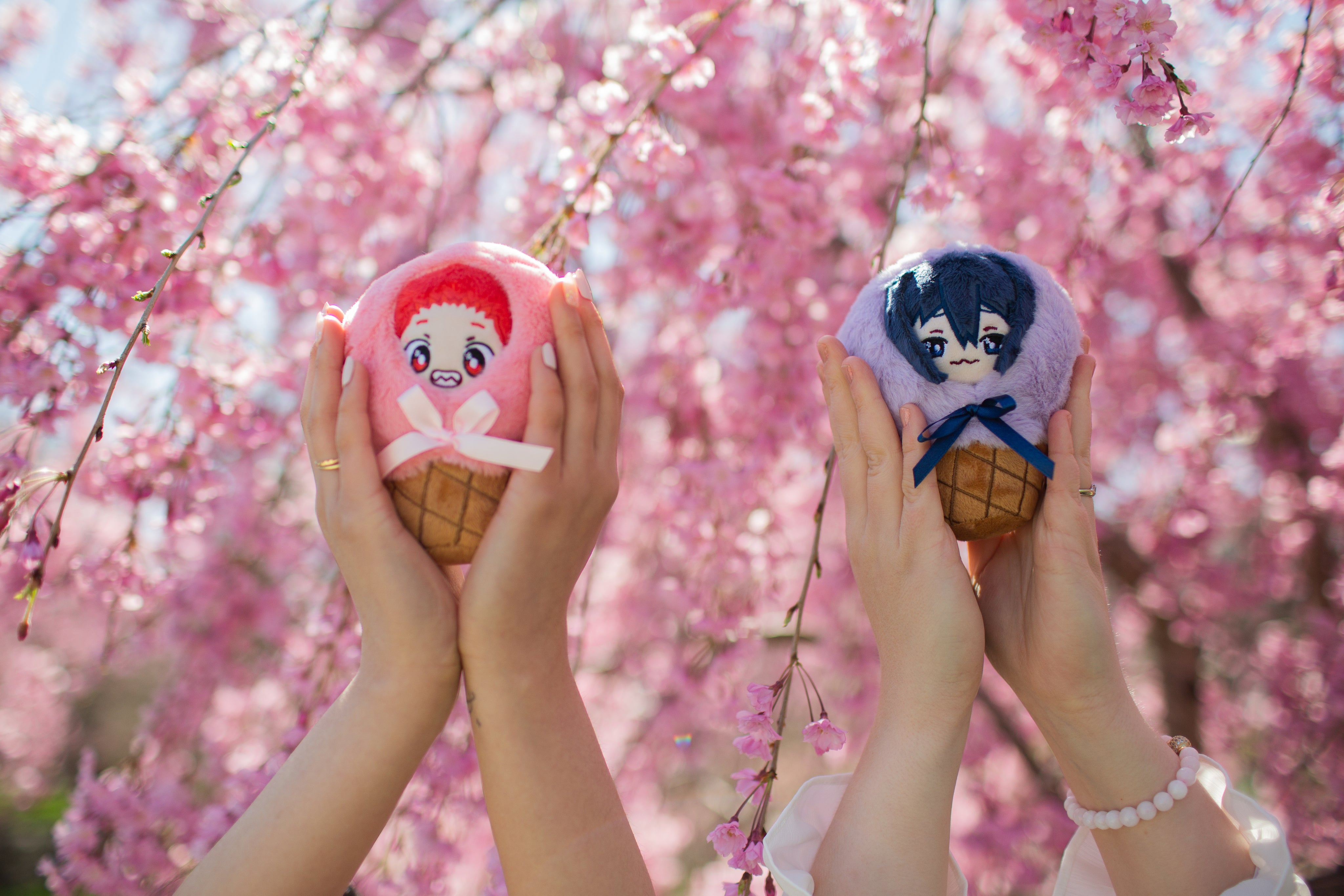 Red Raspberry Ice Cream Plushie Keychain – Agi Jagi Shop